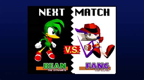 Sonic The Fighters Bean Playthrough Youtube