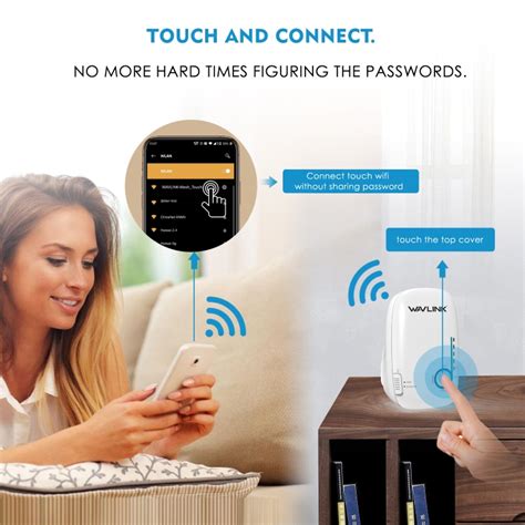 Wavlink Wn576k1 Ac1200 가정용 Wifi 라우터 네트워크 확장기 듀얼 밴드 무선 리피터 플러그영국 플러그