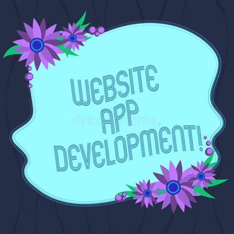 Word Writing Text Website App Development Business Concept For