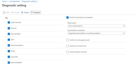Accessing Log Analytics Logs For Service Fabric Diagnostic Settings Microsoft Qanda