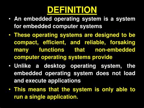 Ppt Embedded Operating Systems Powerpoint Presentation Free Download