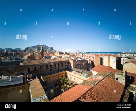 Urban Landscape Of Palermo The Main City Of Sicily In Italy Here The