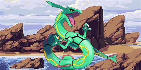 Pokémon Rayquaza Pixel Fan Art Is Jaw Dropping