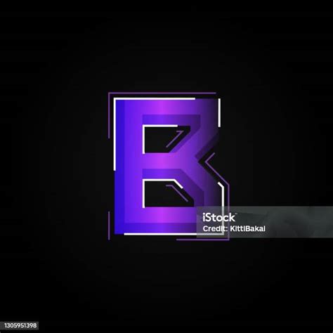 파선 된 스트로크와 혼합 효과 벡터 일러스트와 글꼴 세트에서 미래 보라색 파란색 문자 알파벳에 대한 스톡 벡터 아트 및 기타 이미지 알파벳 영화 0명 Istock
