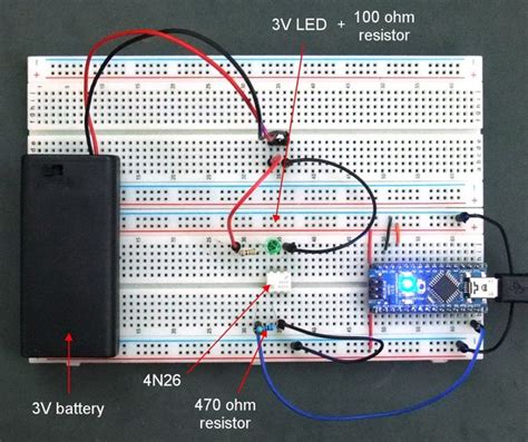 Using An Arduino And A Optocoupler To Activate A Camera Shutter