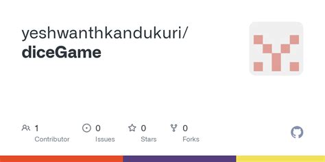 Github Yeshwanthkandukuri Dicegame