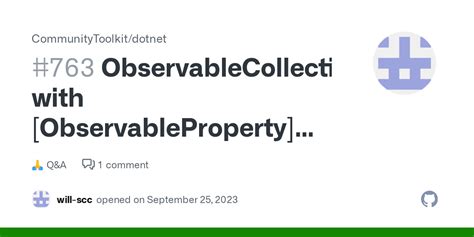 observablecollection with [observableproperty] and