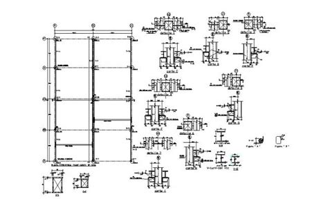 Foundation Plan And Constructive Column Structure Details Dwg File Artofit