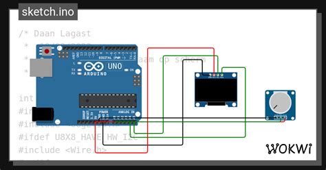 Potmeter Waarde Naam In Kader Wokwi Esp32 Stm32 Arduino Simulator