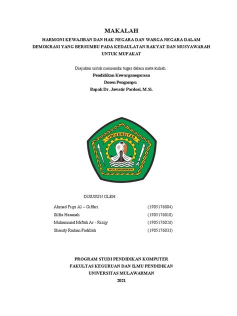 Kelompok 5 Makalahkewarganegaraan Pdf