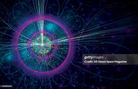 Artists Rendering Of A Higgs Boson Particle Created On January 19