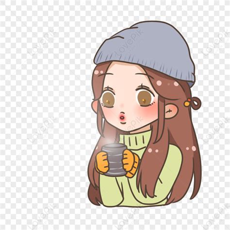 온수 컵을 들고 남자 Png 일러스트 무료 다운로드 Lovepik