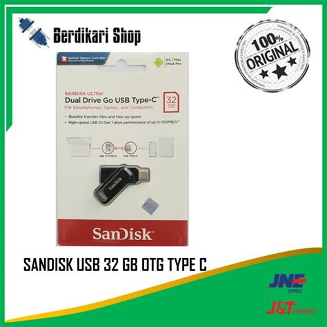 Jual SANDISK USB 32 GB OTG TYPE C ORIGINAL Shopee Indonesia