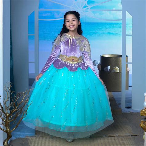 Shop Official Disney Golden Princess Ariel Prestige Dress Up Costume Party Centre Uae 2026