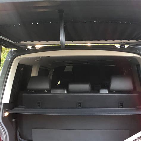For Vw T6 Transporter Van Conversion Premium Curtains Blackblack