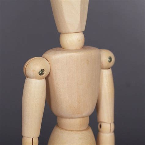 Wooden Human Mannequin Artist Human Figure Wooden Model Poseable Life