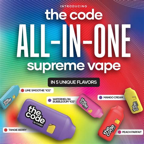 Codes Introducing The Code Our Easy To Use All In One Vape That