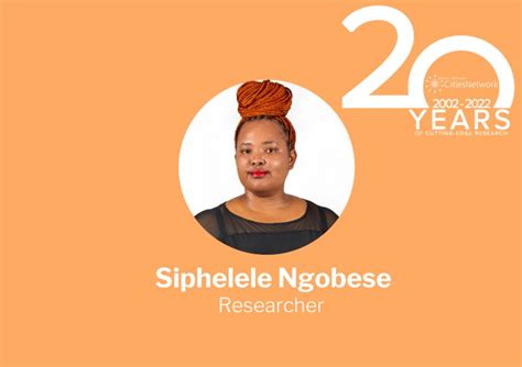 South African Cities Network On Linkedin 🤝 Meet Siphelele Ngobese Researcher At The South