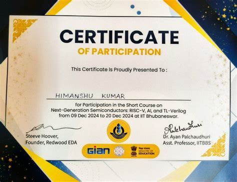 Iitbhubaneswar Gian Risc Ai Tlverilog Fpga