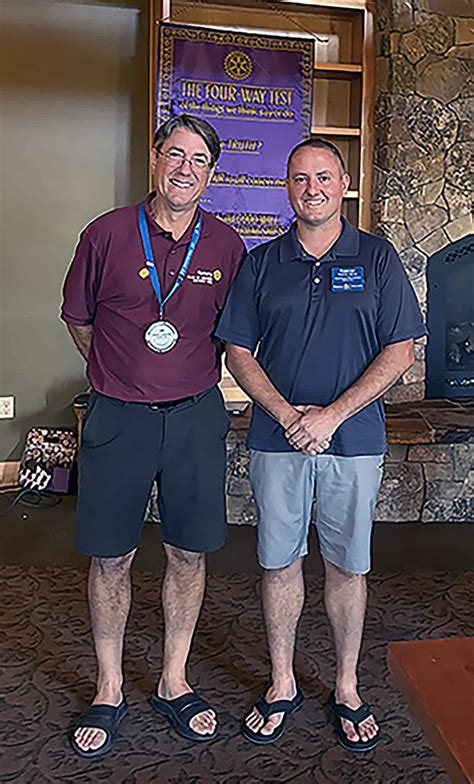 Asst Governor Keever Henry Visits Rotary Club Of Sisters Rotary District 5110