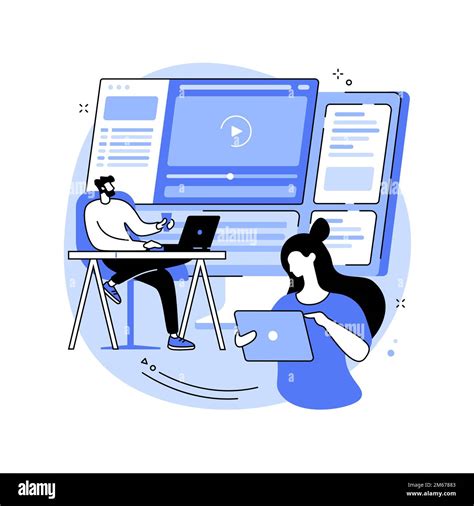 Packaged Software Abstract Concept Vector Illustration Multiple