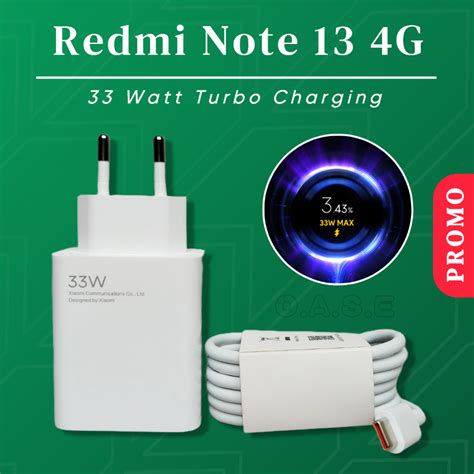 Jual Charger Redmi Note G Casan Turbo Charging Watt Shopee