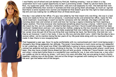 Marti S Tg Captions Woman At Work