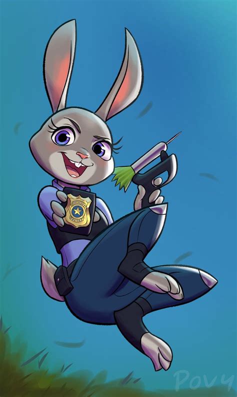 Judy Hopps By Povy Zootopia Fanart Judy Hopps Zootopia Art