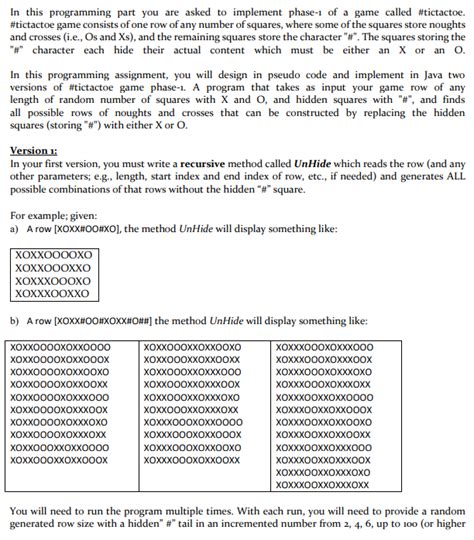 In This Programming Part You Are Asked To Implement