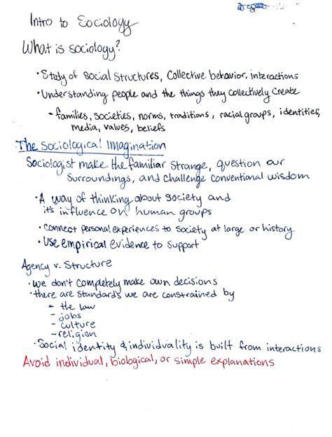 Chapter 1 The Professor Is Sara Rasch Soci 101 Intro To Sociology