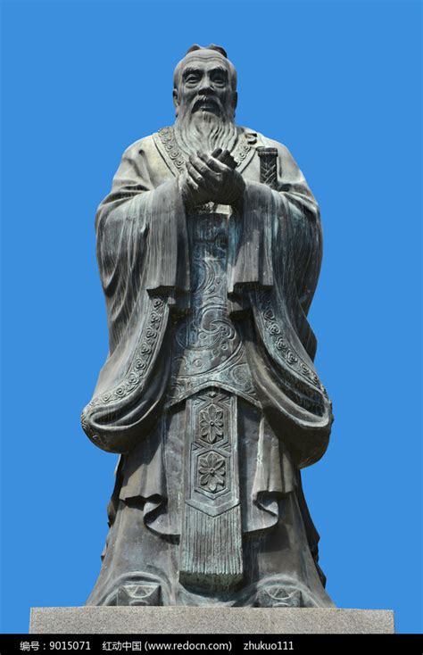孔子像雕塑高清图片下载 红动中国