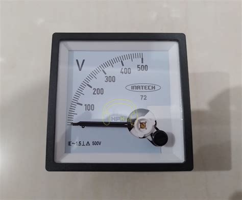 Panel Meter Inatech Voltmeter Analog Frequency Jarum Panel Volt Meter