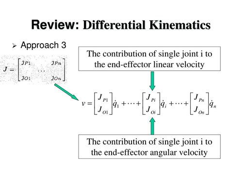 PPT Review Differential Kinematics PowerPoint Presentation Free Download ID 5159914