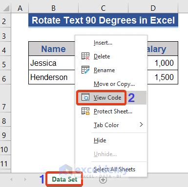 Excel VBA To Rotate Text To 90 Degrees 4 Easy Examples ExcelDemy