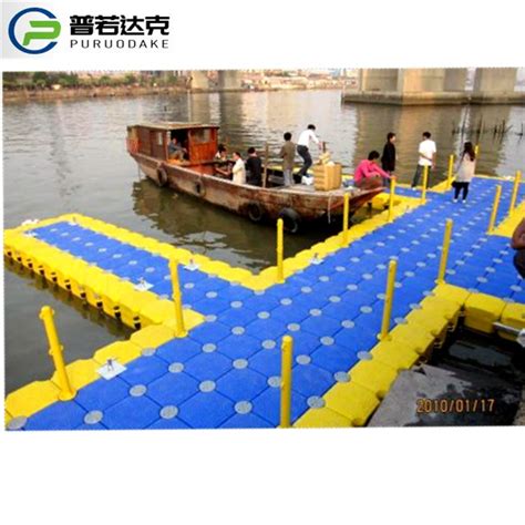 Hdpe Modular Plastic Floating Pontoon Dock Walkway Brick Platform Modular Floating Wharf