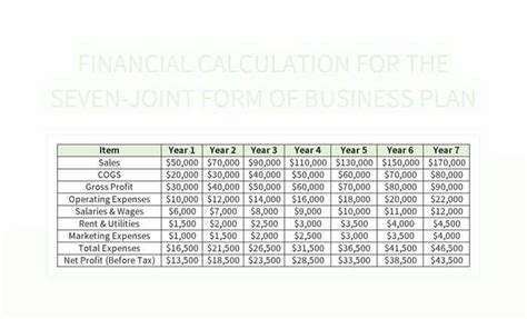 Financial Analysis Template For A Business Plan Alberguepankotsi