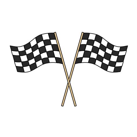 Free Cartoon Racing Flag Clipart Template To Edit Online