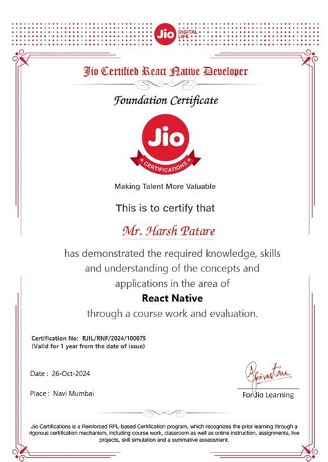 Reactnative Certification Crossplatformdevelopment