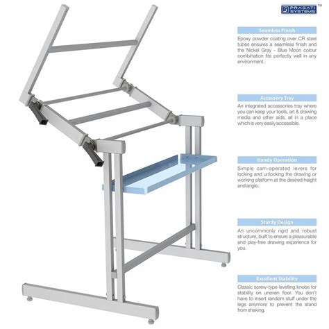 Dste Height Angle Adjustable Drawing Stand Drafting Table Imperial Size