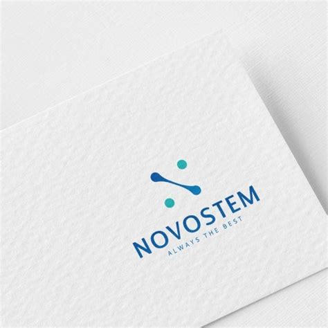 줄기세포섬유아세포배양액 탈모앰플 Novostem 로고 디자인 의뢰 바즈바이오메딕 주식회사 디자인 의뢰는 라우드소싱