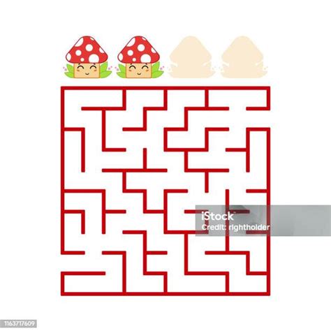 입구와 출구가 있는 컬러 스퀘어 미로 난이도 사랑스러운 토온 흰색 배경에 격리 된 간단한 평면 벡터 그림입니다 0명에 대한 스톡 벡터 아트 및 기타 이미지 Istock