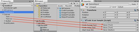 Documentation Unity Examples Qrbarcode Reader ㅣ Maxst Developer Site