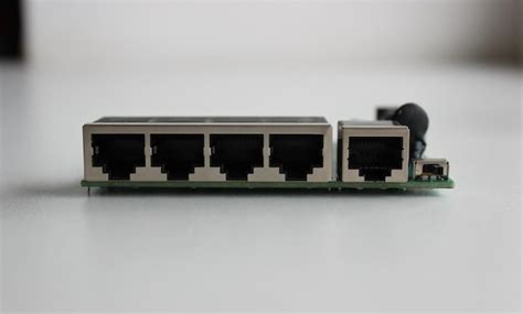 Premium Photo Ethernet Ports For Connecting Network Cables On The Opened Network Switch Panel
