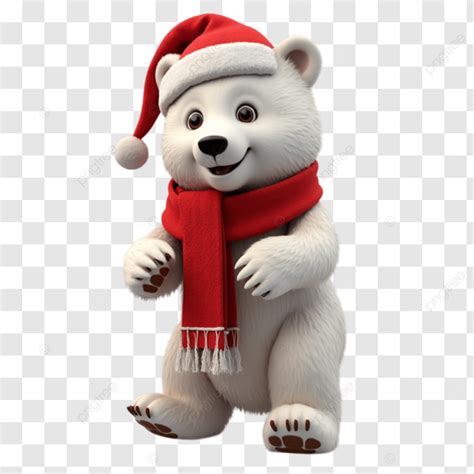 빨간 스카프를 두른 귀여운 북극곰 쾌활한 겨울 동반자 빨간 스카프를 두른 귀여운 북극곰 즐거운 겨울의 동반자 북극곰 Png 일러스트 및 이미지 에 대한 무료 다운로드
