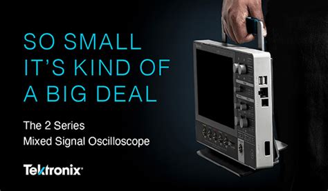 The 2 Series Mixed Signal Oscilloscope From Tektronix Rapid Electronics