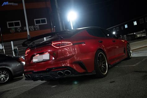 기아 스팅어 카본 Gt윙 스완넥 타입 장착 네이버 블로그