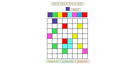 Github Yingchiehpixelart Responsive Design Pixel Art Editor Using React