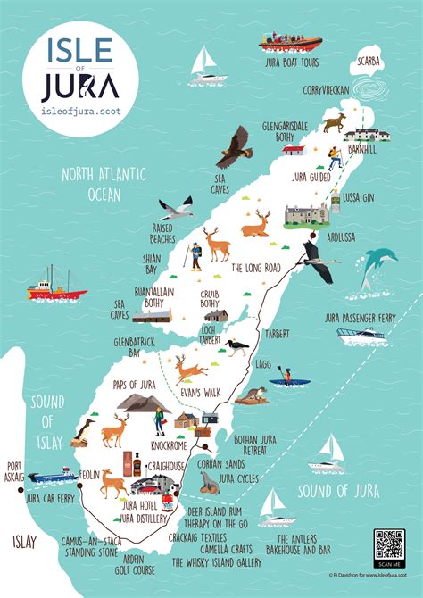 Isle Of Jura Map Isle Of Jura Travel Guide And Information