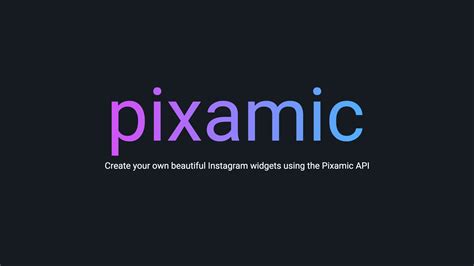 Github Pixamic Gatsby Source Pixamic Source Plugin For Pulling In