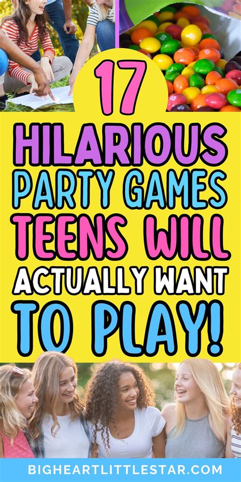 17 Hilarious Party Games Teens Will Actually Love Teen Party Ideas